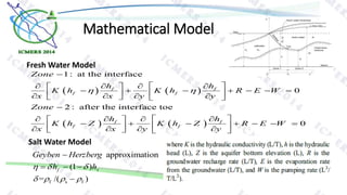 Modeling Saltwater Intrusion along Jeddah Coast Using Multiple ...