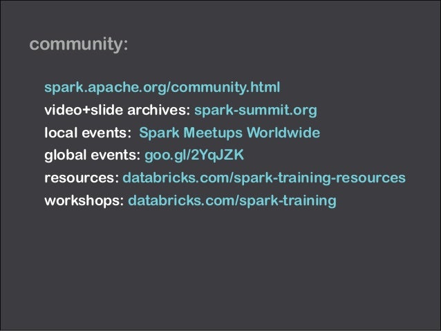 Brief Intro to Apache Spark @ Stanford ICME Brief Intro to Apache Spark @ Stanford ICME