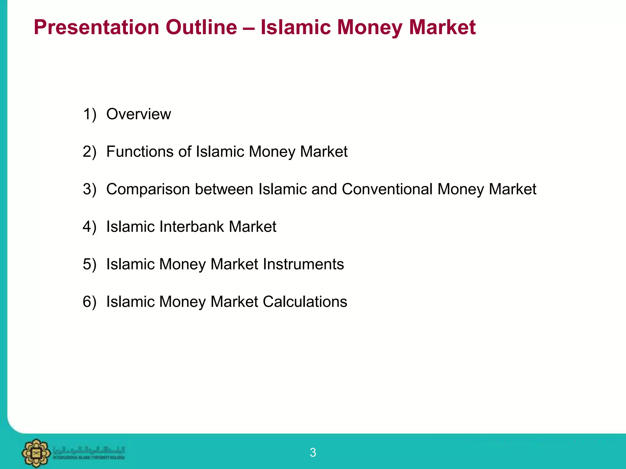 Islamic Money Market ppt | PPTX
