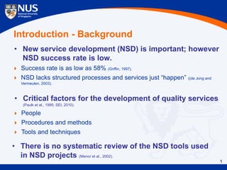 A Survey of New Service Development Tools | PDF | Business | Business ...