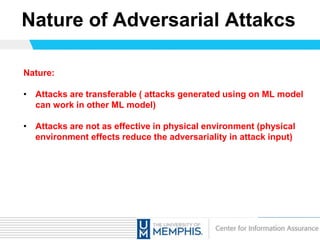Who is responsible for adversarial defense | PPTX