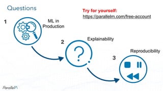 Interpretability and Reproducibility in Production Machine Learning Applications | PPT