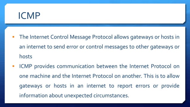 ICMP | PPT