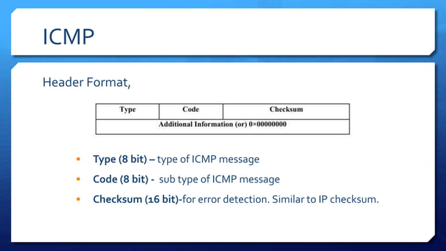 ICMP | PPT