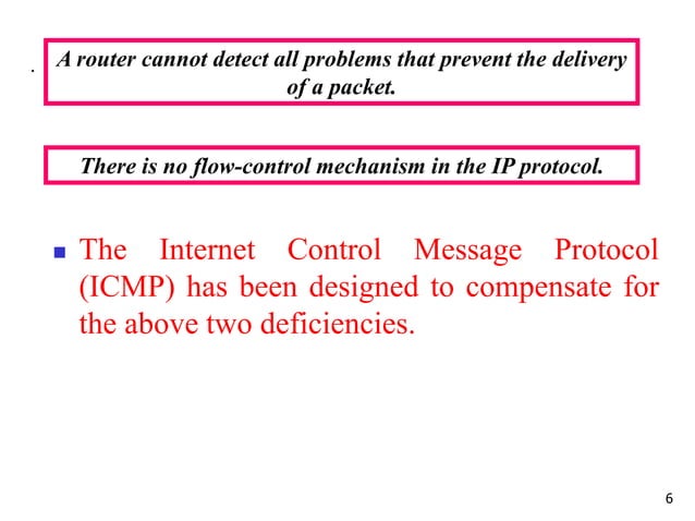 Icmp | PPT | Computer Networking | Computing