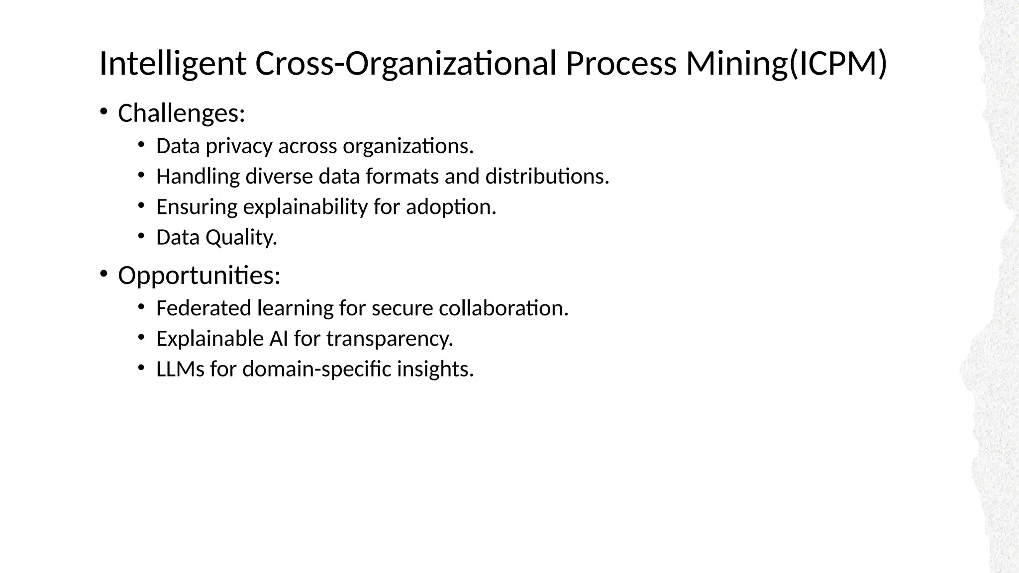 Intelligent Cross-Organizational Process Mining | PPTX