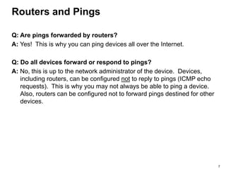ICMP-ping-trace guide and understanding for network diagnostic | PPT | Computer Networking ...