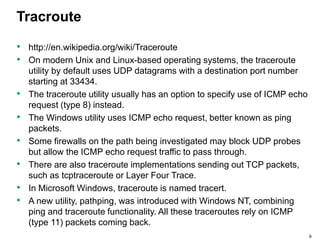 ICMP-ping-trace guide and understanding for network diagnostic | PPT | Computer Networking ...