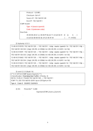 Icmp Attak Against Tcp | PDF