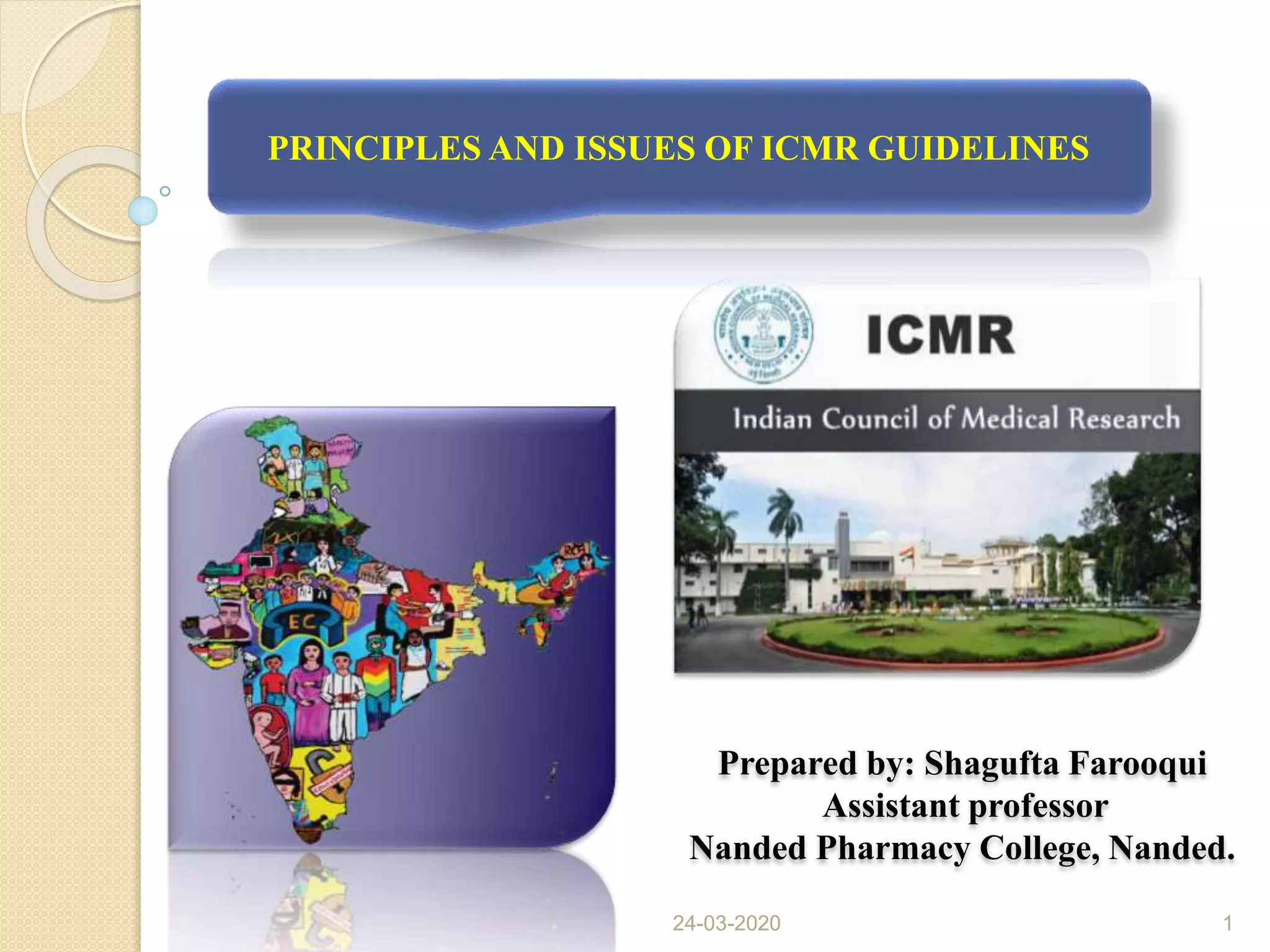 Indian Council of Medical Research (ICMR) | PPTX