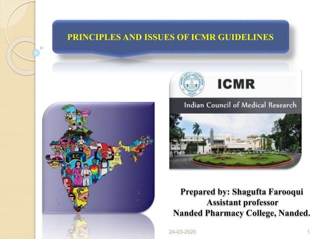 Indian Council of Medical Research (ICMR) | PPTX | Medical Tests ...