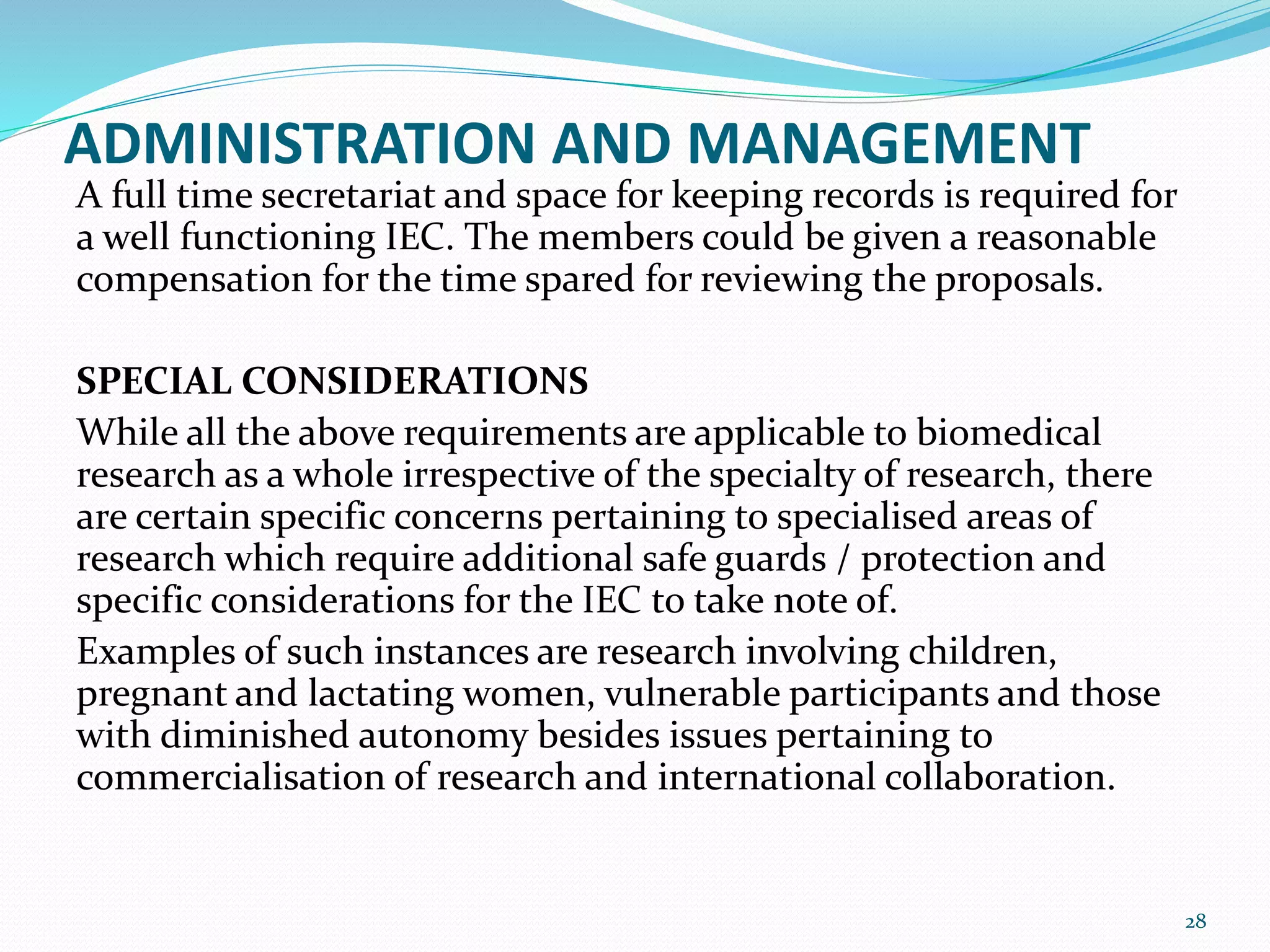 Icmr ethical guidelines for biomedical research on human subject | PPTX