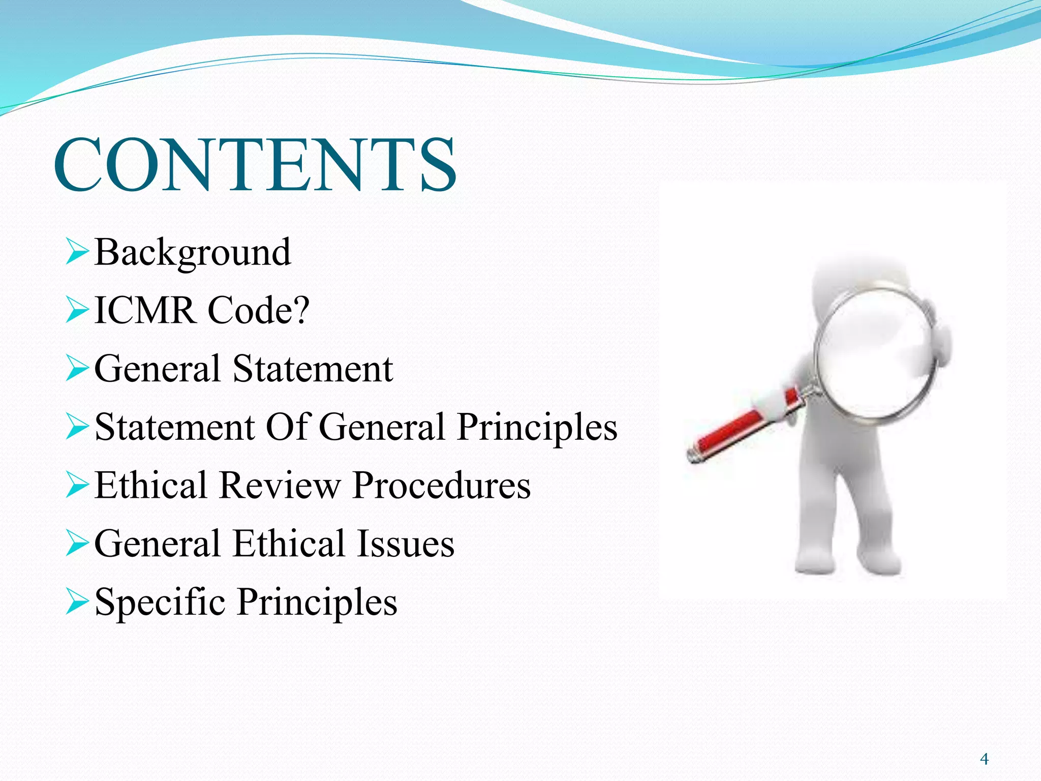 Icmr ethical guidelines for biomedical research on human subject | PPTX