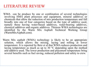 presentation on mixing and compaction temperatures | PPTX