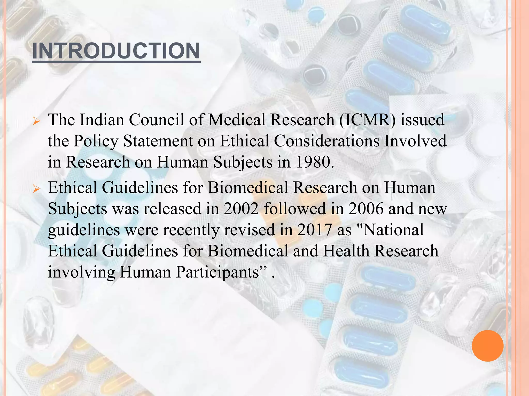 ICMR ethical guidelines for biomedical research .pptx