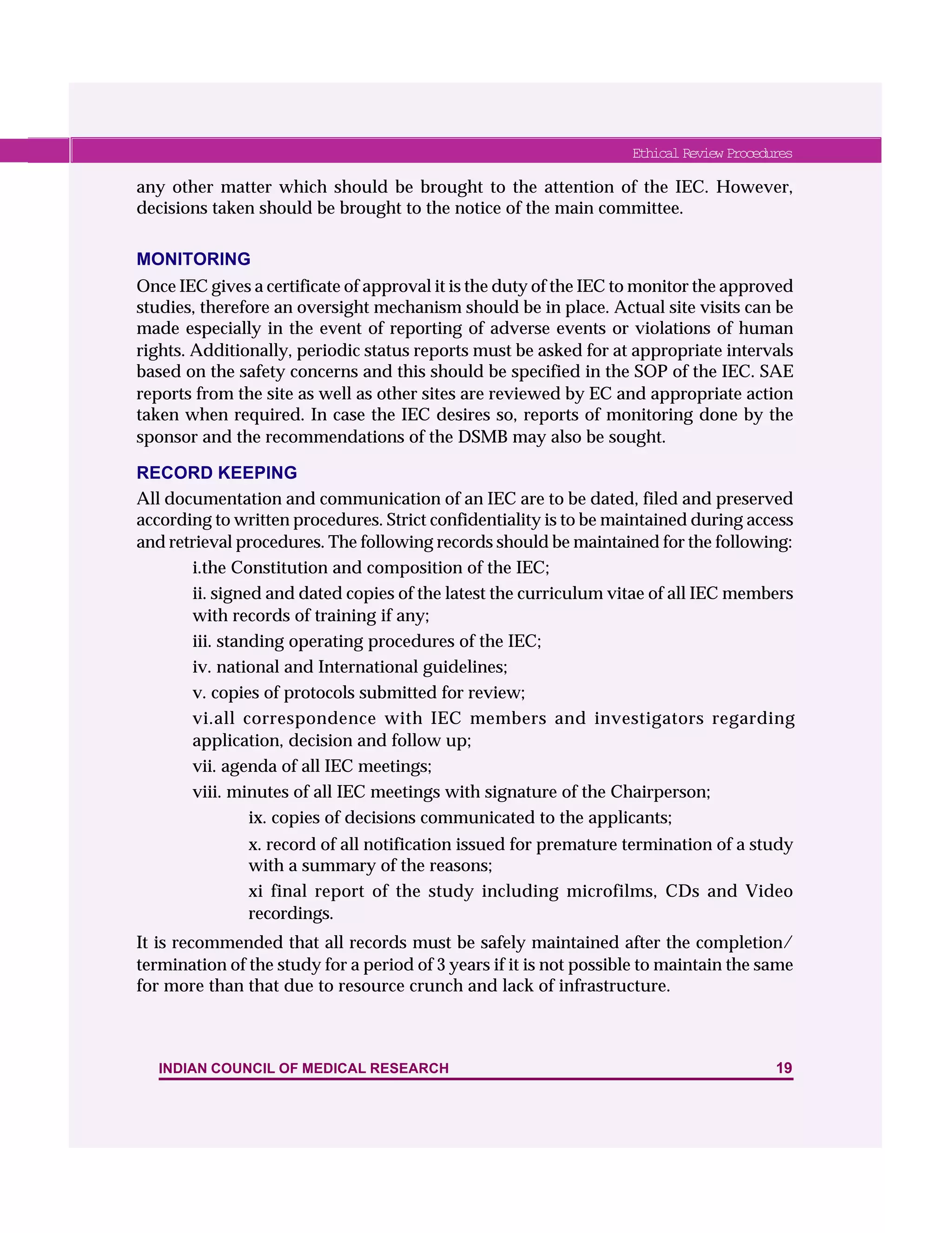 Icmr ethical guidelines | PDF