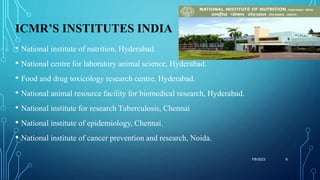 Indian council of medical research (ICMR) | PPTX