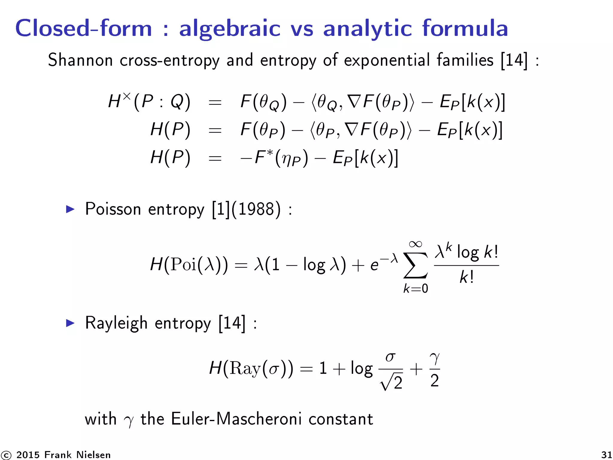 Computational Information Geometry: A quick review (ICMS) | PPT