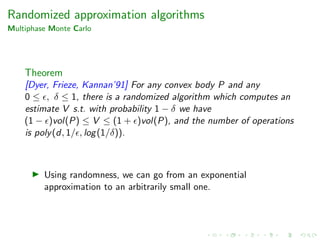 Practical Volume Estimation of Zonotopes by a new Annealing Schedule for Cooling Convex Bodies | PPT