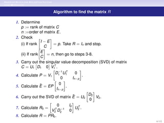 Observer design for descriptor linear systems | PDF