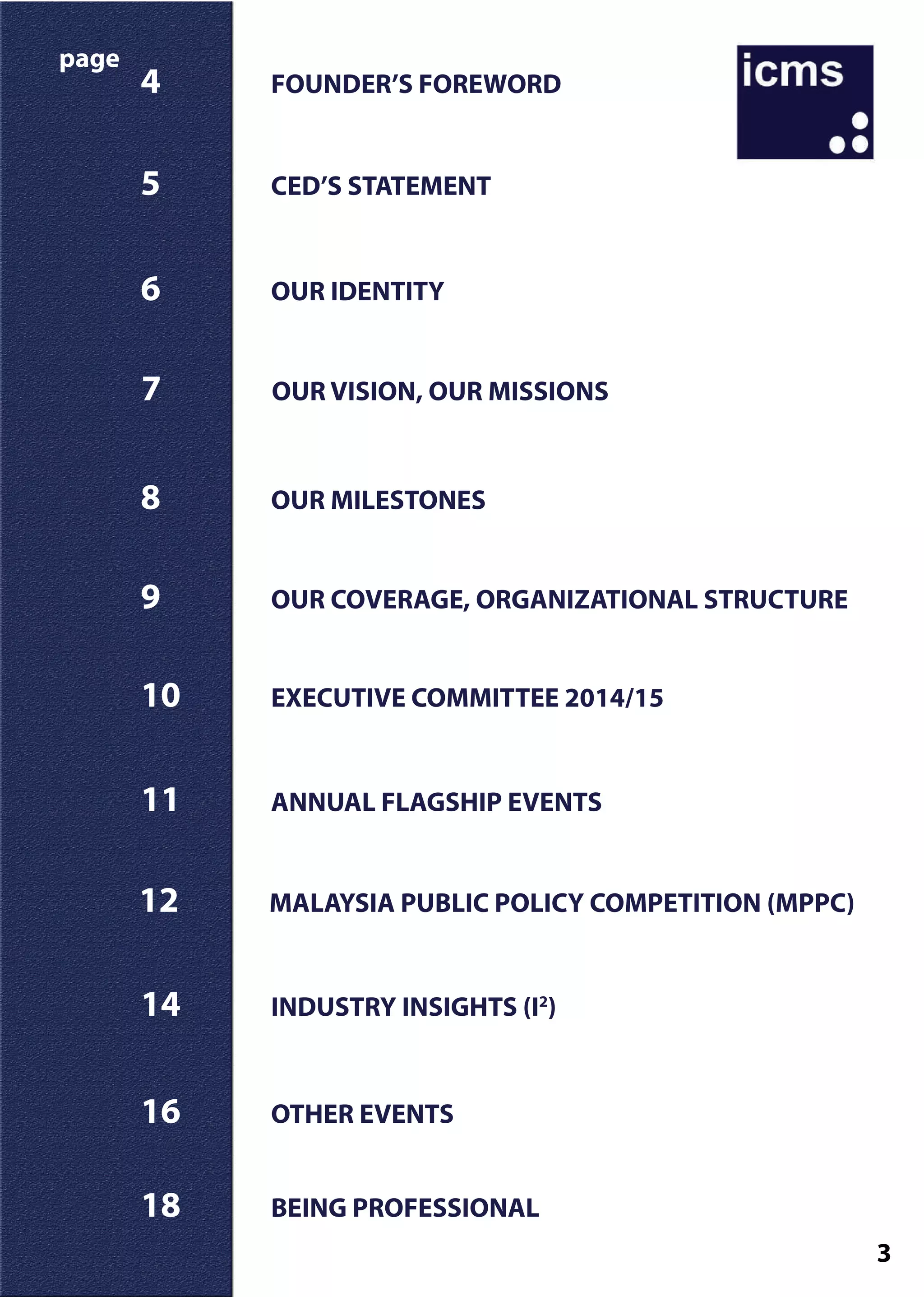 ICMS Prospectus 2014 | PDF | Professional School | Postgraduate Education