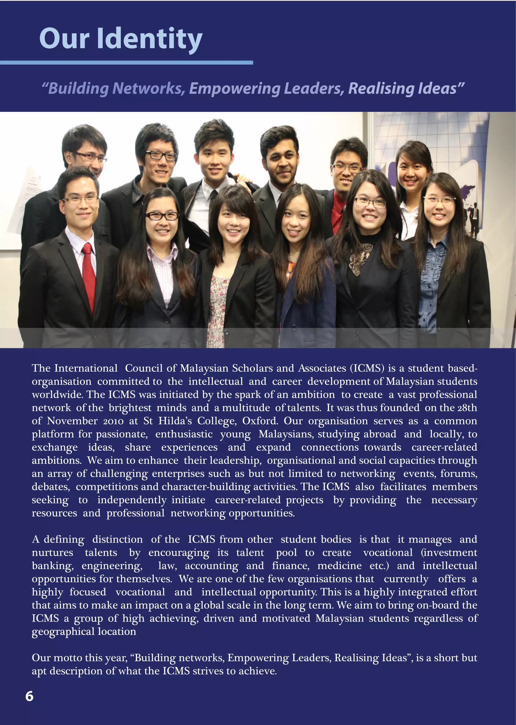 ICMS Prospectus 2014 | PDF | Professional School | Postgraduate Education