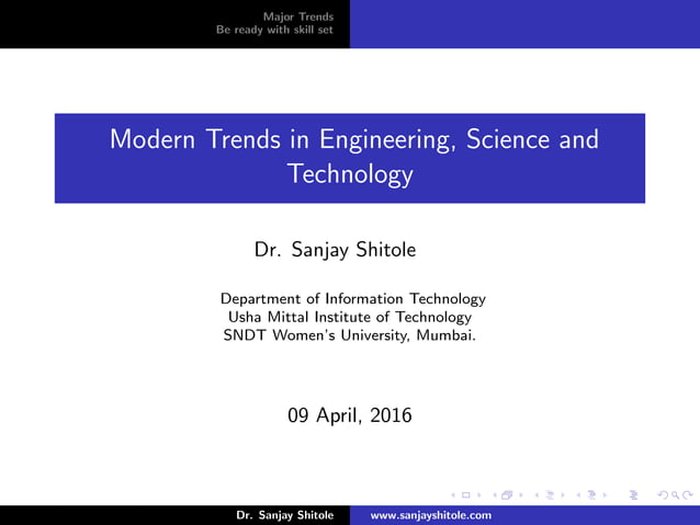 Modern Trends in Engineering, Science and Technology | PDF