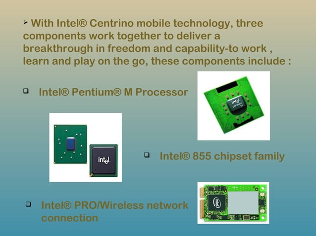 Intel Centrino Mobile Technology | PPS