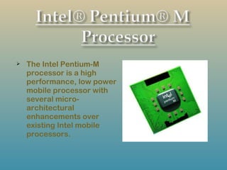 Intel Centrino Mobile Technology | PPS