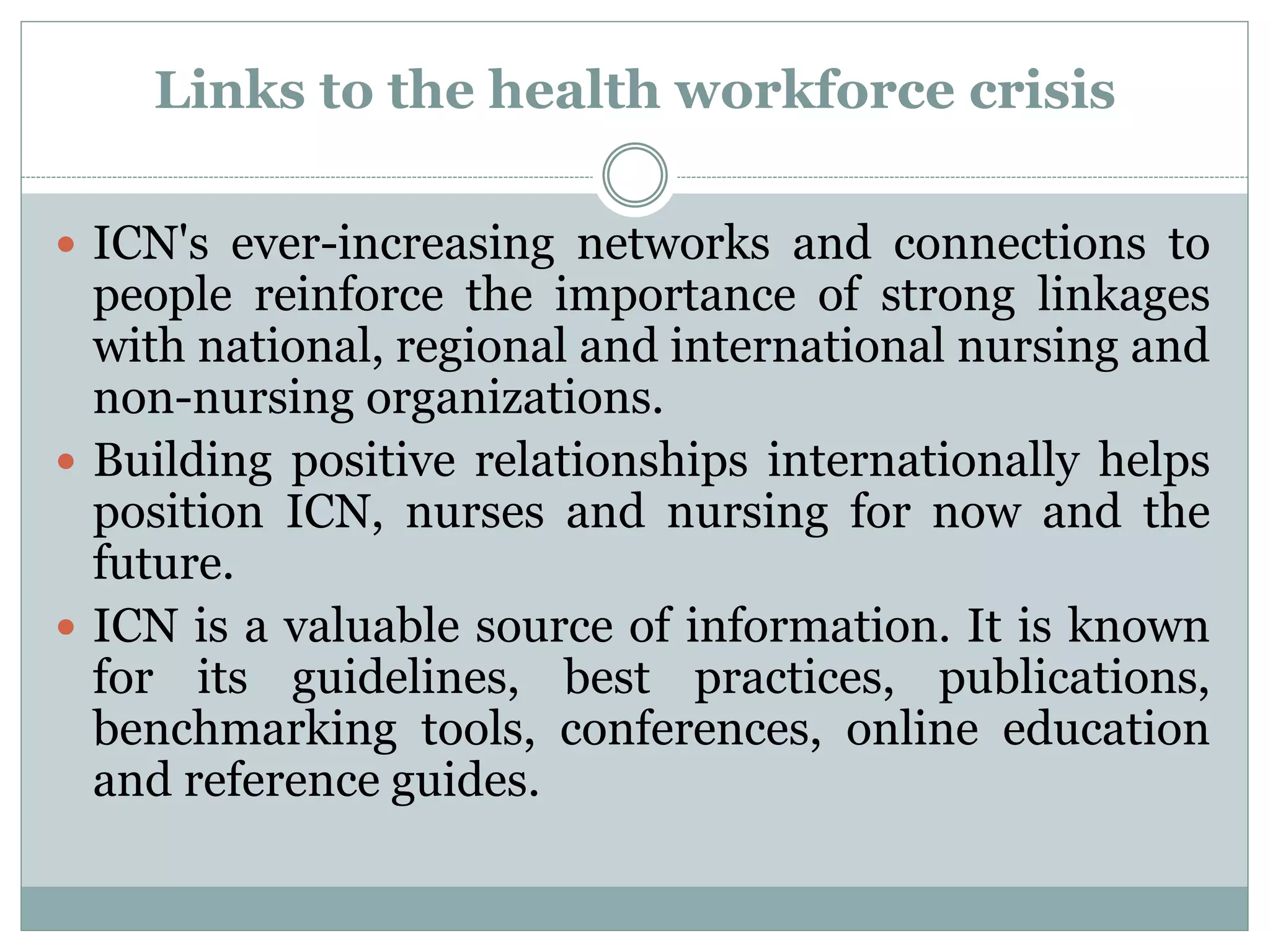 INTERNATIONAL COUNCIL OF NURSES | PPTX