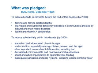 ICN2-Nutrition policies: from 1992 ICN to 2014 ICN2 | PPTX | Nutrition ...
