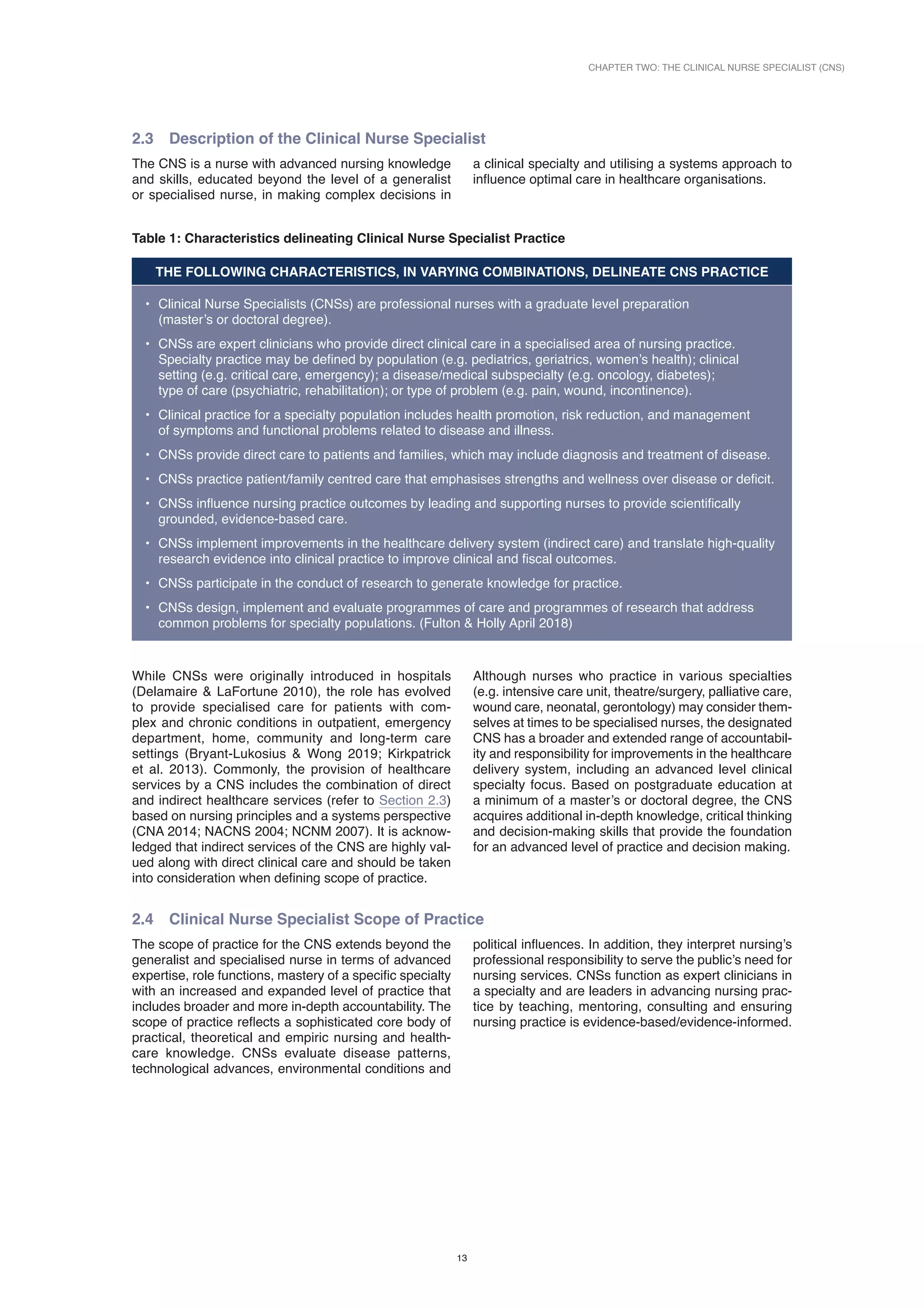 GUIDELINES ON ADVANCED PRACTICE NURSING 2020 | PDF