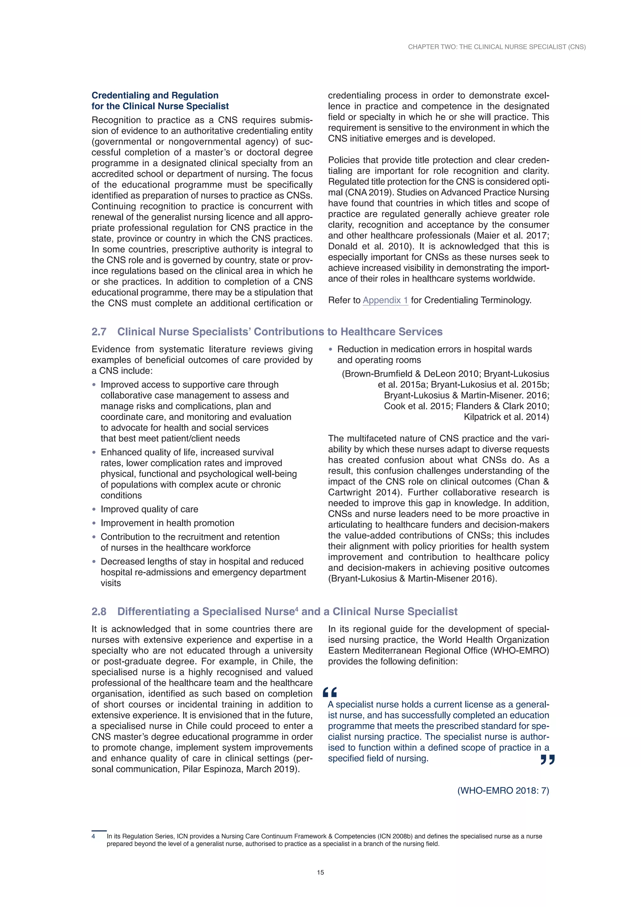 GUIDELINES ON ADVANCED PRACTICE NURSING 2020 | PDF