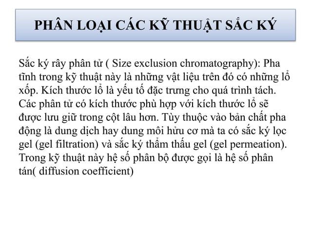 đạI cương về sắc ký | PPTX