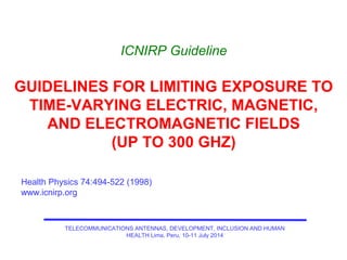Icnirp criteria | PPT