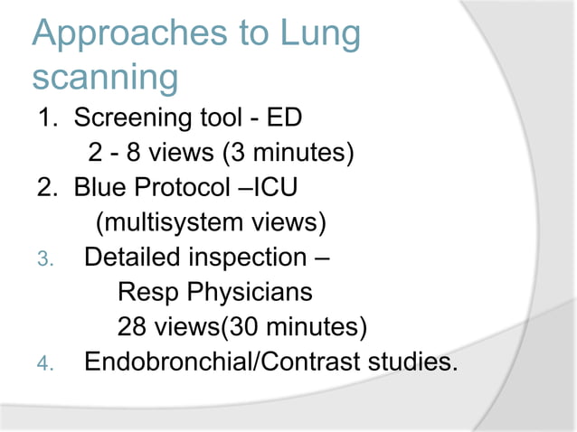 The Basics of Lung Ultrasound | PPTX