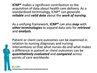 ICNP - International Classification for Nursing Practice | PDF