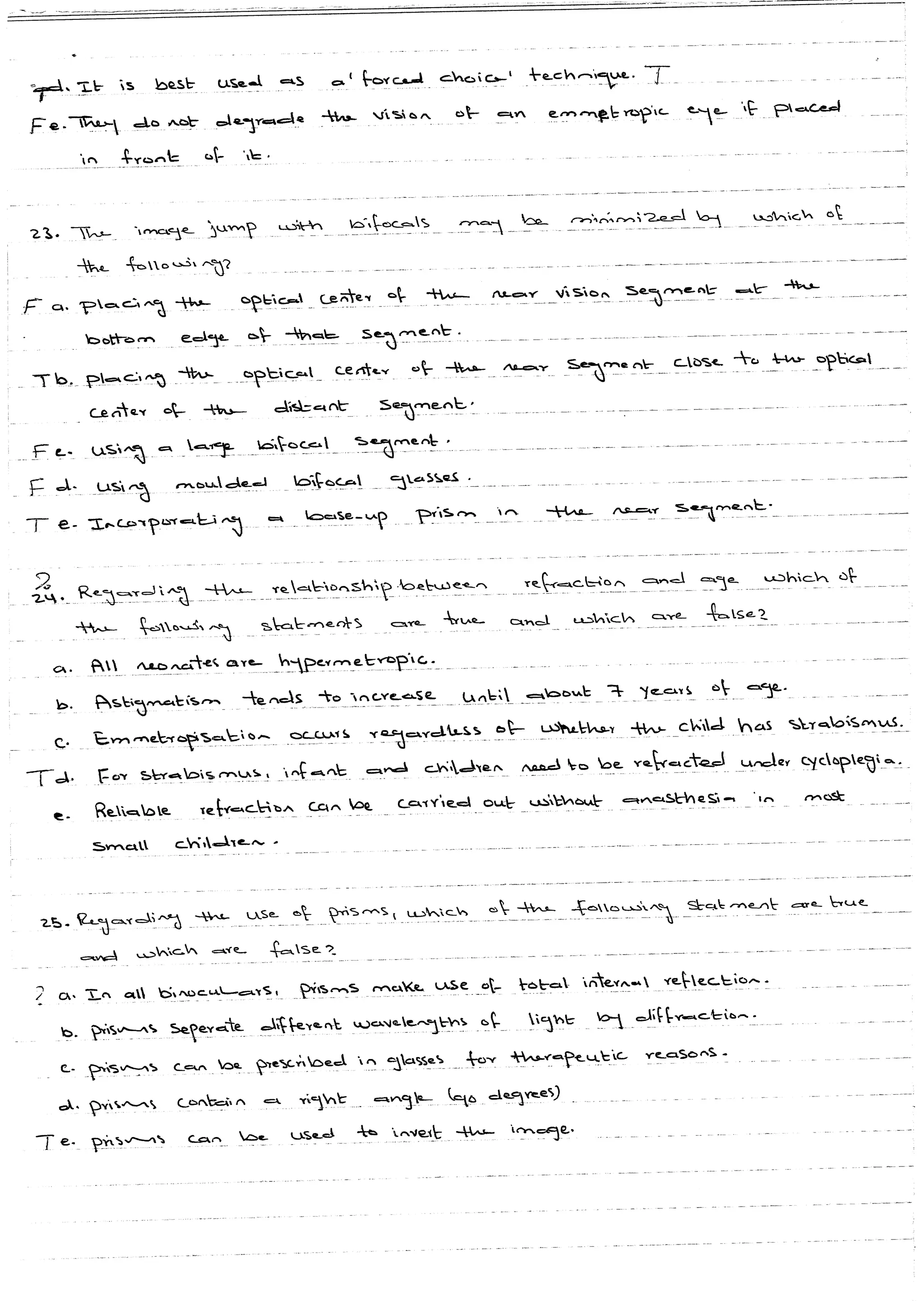 Examen ICO 2014 EN INGLÉS OFTALMOLOGIA CON RESPUESTAS | PDF