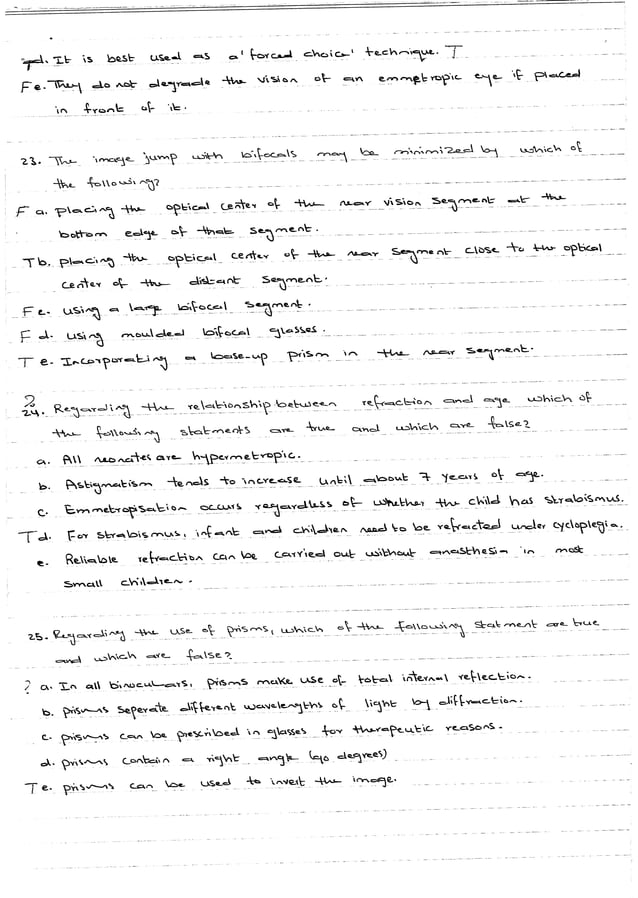 Examen ICO 2014 EN INGLÉS OFTALMOLOGIA CON RESPUESTAS | PDF