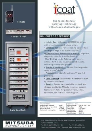 Icoat - New Powder Coating Equipment | PDF