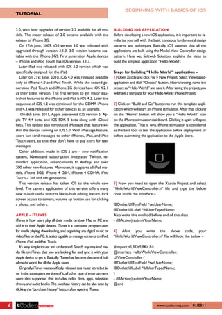 Beginning with basics of iOS | PDF