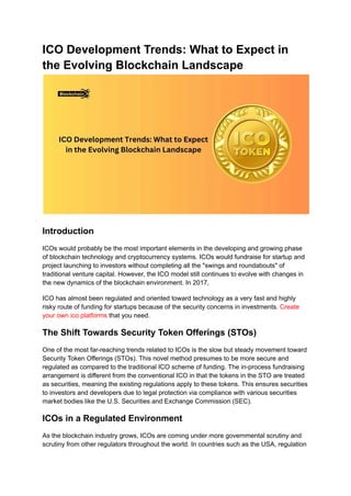 ICO Development Trends_ What to Expect in the Evolving Blockchain ...