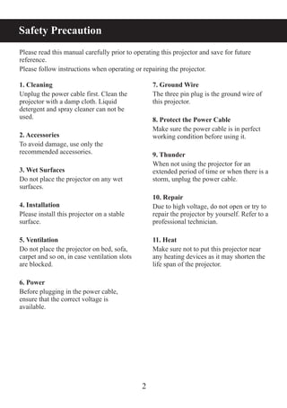 I codis t700 projector instruction manual | PDF