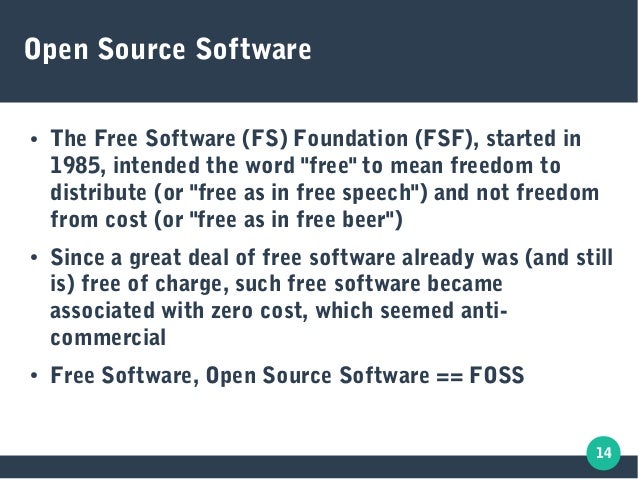 Understanding Freeopen Source Software Foss And The Benefit To 2671