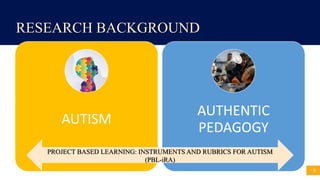 PROJECT BASED LEARNING FOR STUDENTS WITH AUTISM | PPTX