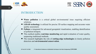 Detection & Monitoring the Water Pollutants Using Light Detection ...