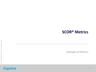 iCognitive SCOR Model & iCognitive Methodology | PDF