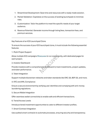 Advanced Technology ICO Launchpad Clone by miracuves.pdf