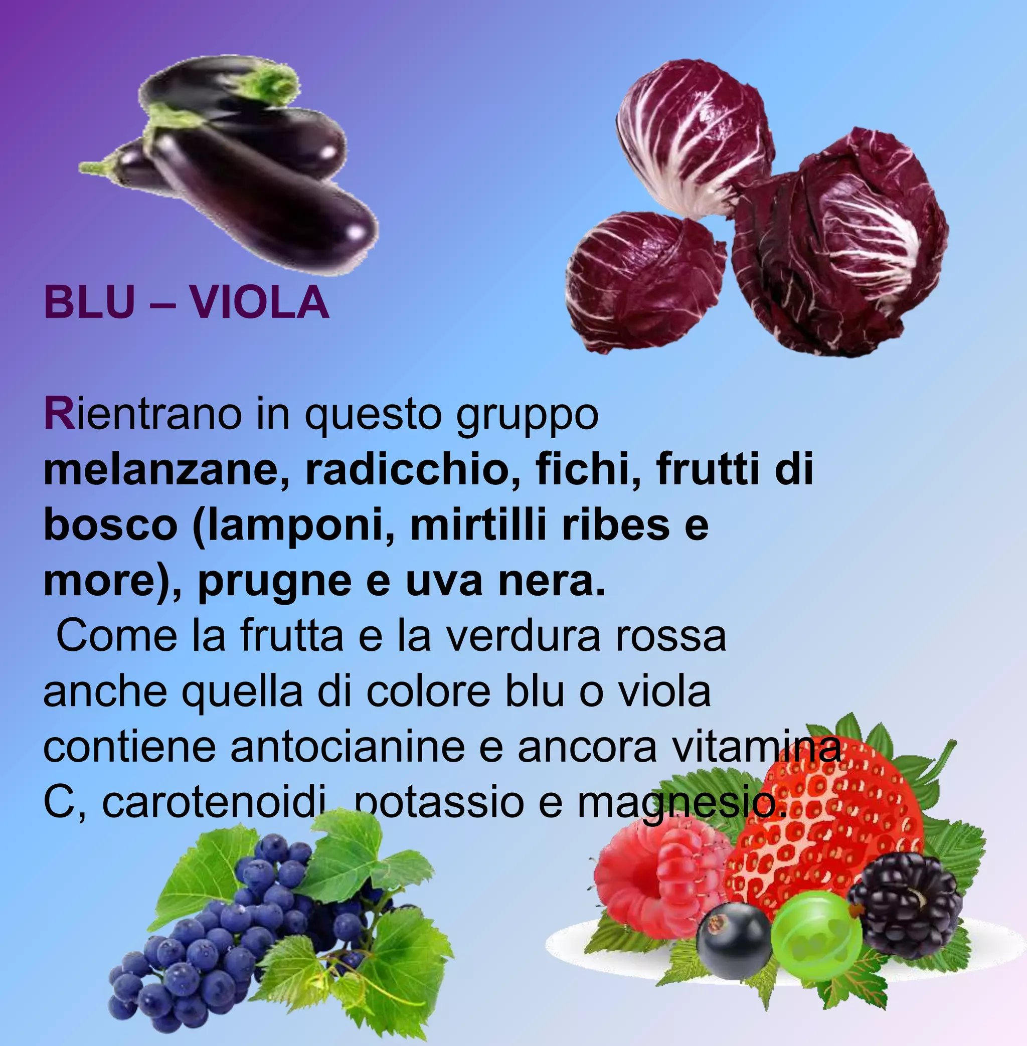 I colori della frutta e verdura | PPTX