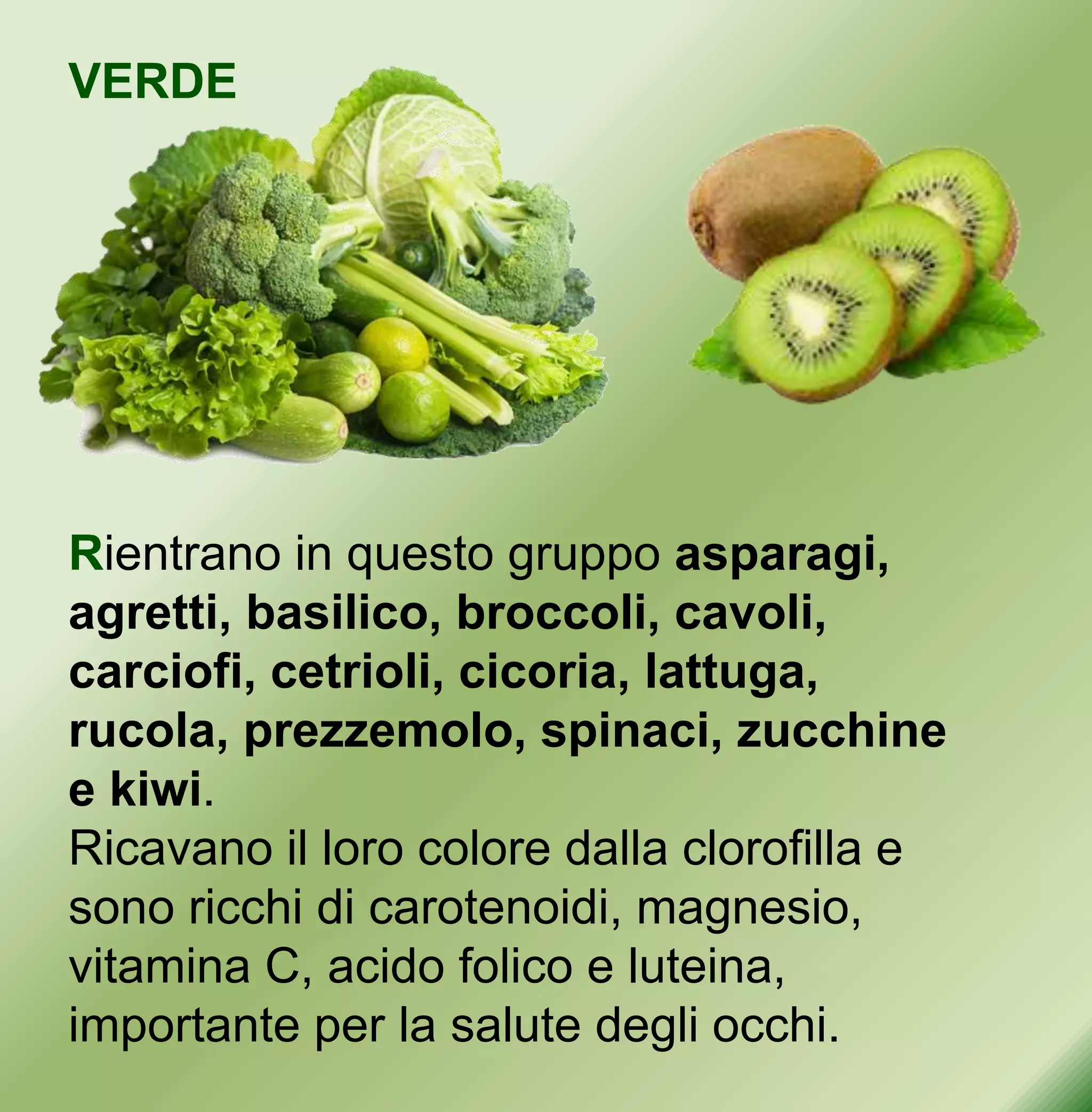 I colori della frutta e verdura | PPTX